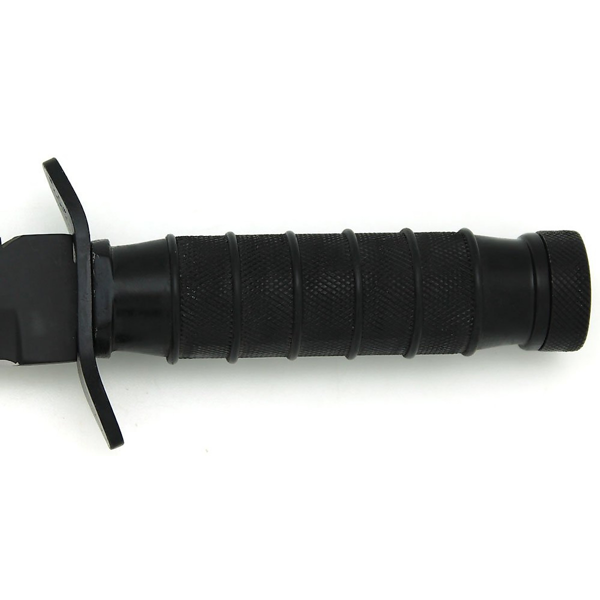 Snake Eye Tactical Fixed Blade Hunting Knife w/Survival Kit & Sheath Camping Fishing Matches Fish hooks Needles Compass (BLACK)