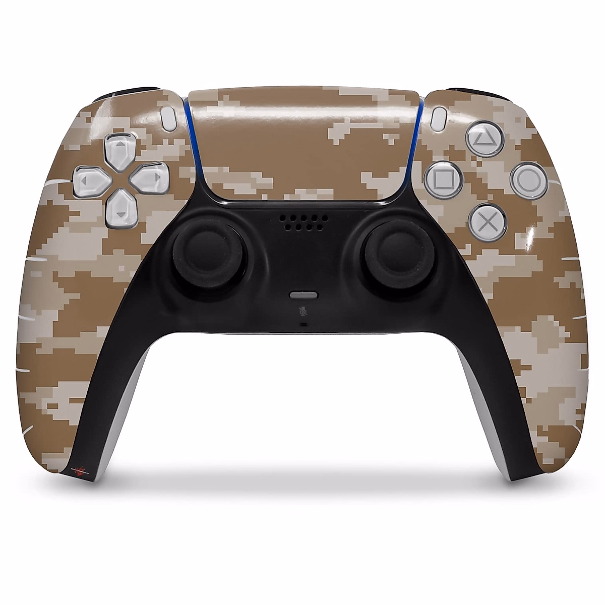 WraptorSkinz Skin Wrap compatible with Sony PS5 DualSense Controller WraptorCamo Digital Camo Desert (CONTROLLER NOT INCLUDED)