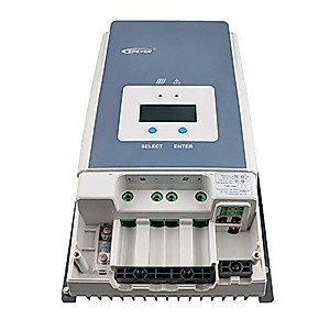 EPEVER 100 Amp MPPT Solar Charge Controller 200V PV Input Negative Ground Work with 12/24/36/48V Battery System Tracer 10420AN Series W/ MT50 Remote Meter