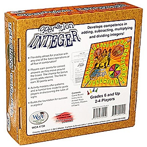 Learning ADVANTAGE-4730 WCA Game - Operation Integer - Grades 6 to 8