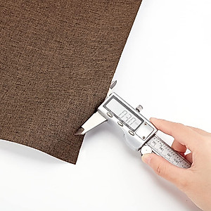 OLYCRAFT 39.4x16.9 Inch Brown Book Binding Cloth Bookcover Fabric Surface with Paper Backed Book Cloth Close-Weave Book Cloth for Book Binding Scrapbooking DIY Crafts