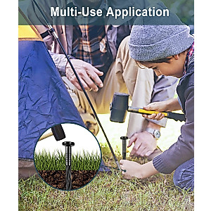 100pack 8-Inch Plastic Landscape Edging Spikes Landscape Anchoring Nail Spiral Landscape Stake for Weed Barrier, Paver Edging, Landscape Edging, Artificial Turf, Grass Pathway and More