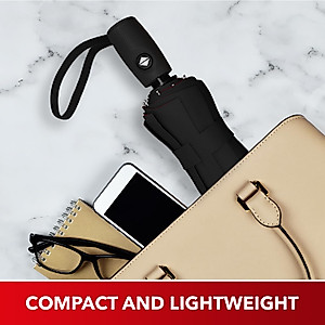 Repel Umbrella Windproof Travel Umbrella - Wind Resistant, Small - Compact, Light, Automatic, Strong Steel Shaft, Mini, Folding and Portable - Backpack, Car, Purse Umbrellas for Rain - Men and Women
