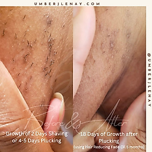 Umber By J. Lenay Hair Reducing Fade Oil Roll-On, Natural Hair Reduction, Regular Strength, 0.5 Fl Oz