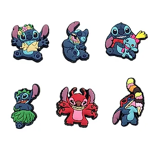 QUOEULT 10PCS Shoe Charms for Clog Sandals, PVC Cartoon Shoes Decoration Accessories for Boys Girls Teens Kids Party Favor Birthday Gifts