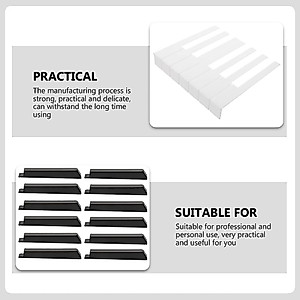 Piano Parts General Musical Instrument Accessories 88Pcs Practical Piano Keytops Piano Replacing Keys Piano Supplies for Musician Replacement Piano Key Keyboard Instrument Accessories Parts