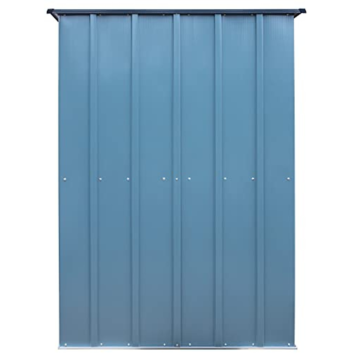 Spacemaker 4' x 3' Compact Outdoor Metal Backyard, Patio, and Garden Storage Shed Kit, Juniper Berry