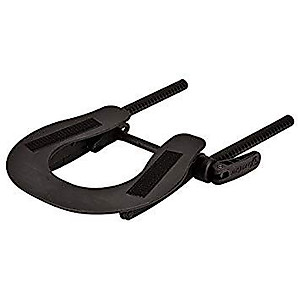 EARTHLITE Massage Table Face Cradle DELUXE ADJUSTABLE - Durable, Fully Adjustable Headrest Platform for massage chairs & tables, Black
