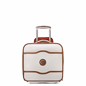 DELSEY Paris Chatelet 2.0 Softside Luggage Under-Seater with 2 Wheels, Angora, Carry-on 16 Inch