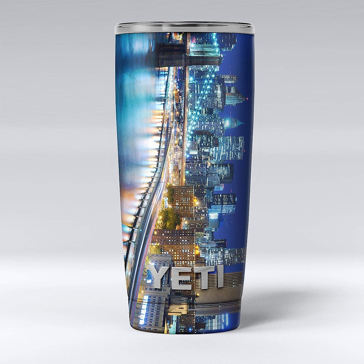 Design Skinz CityLife Blur - Skin Decal Vinyl Wrap Kit Compatible with The Yeti Rambler Cooler Tumbler Cups