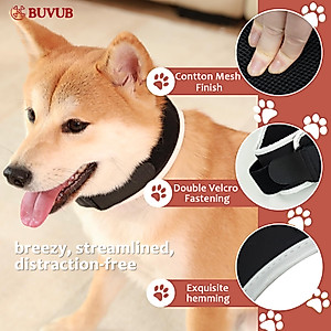 BUVUB Dog Neck Brace Supports Pet's Necks with Intervertebral Disk Disease (IVDD) Cervical Vertebral Sprains Instability Neck Brace for Dog Pet Cervical Collar (Wide M)