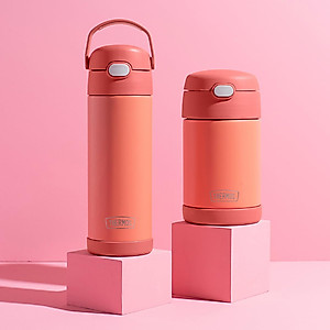 THERMOS FUNTAINER 16 Ounce Stainless Steel Bottle, Purple