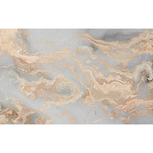 Murwall Art Wallpaper Gold Marble Wallpaper Scandinavian White Gray Smoke Wallpapers Minimalist Wall Murals