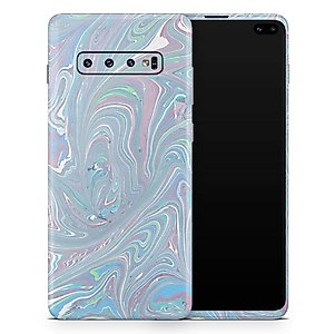 DesignSkinz Marbleized Swirling Color Passion Protective Vinyl Decal Wrap Skin Cover Compatible with The Samsung Galaxy S20 (Screen Trim & Back Glass Skin)