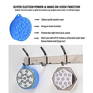 KIMWEI Never Lost Squid Suction Cup for Submersible Led Lights, Bathtub Light and Pool Lights with 17pcs Suctions (2Pack)
