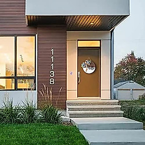 Heart Carpenter Home Decorations Door Sign "HELLO" Porch Sign for Spring Welcome Sign Rustic Farmhouse Wall Decor for Home(Hello)