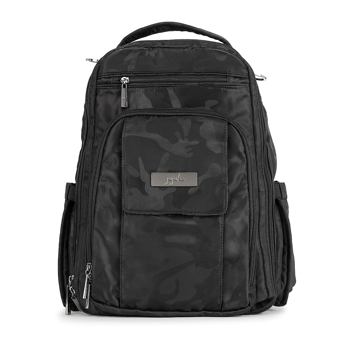 JuJuBe | Be Right Back Baby Diaper Bag Backpack - Travel Backpack for Women - Machine Washable | Camo Black