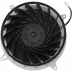 Internal Cooling Fan Replacement for Sony PlayStation 5 PS5, G12L12MS1AH-56J14 DC12V, 17 Blades