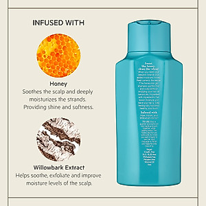 TPH BY TARAJI Honey Fresh Sulfate Free Clarifying Shampoo for Buildup with Aloe, Honey & Willowbark Extract | For Oily Hair | Gentle, Non-Irritating, Anti-Residue | For Women & Men, 12 fl. oz