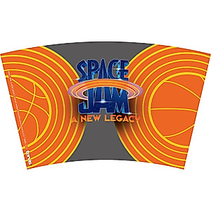 Tervis Warner Brothers - Space Jam 2 - Tune Squad Made in USA Double Walled Insulated Tumbler Travel Cup Keeps Drinks Cold & Hot, 16oz, Clear