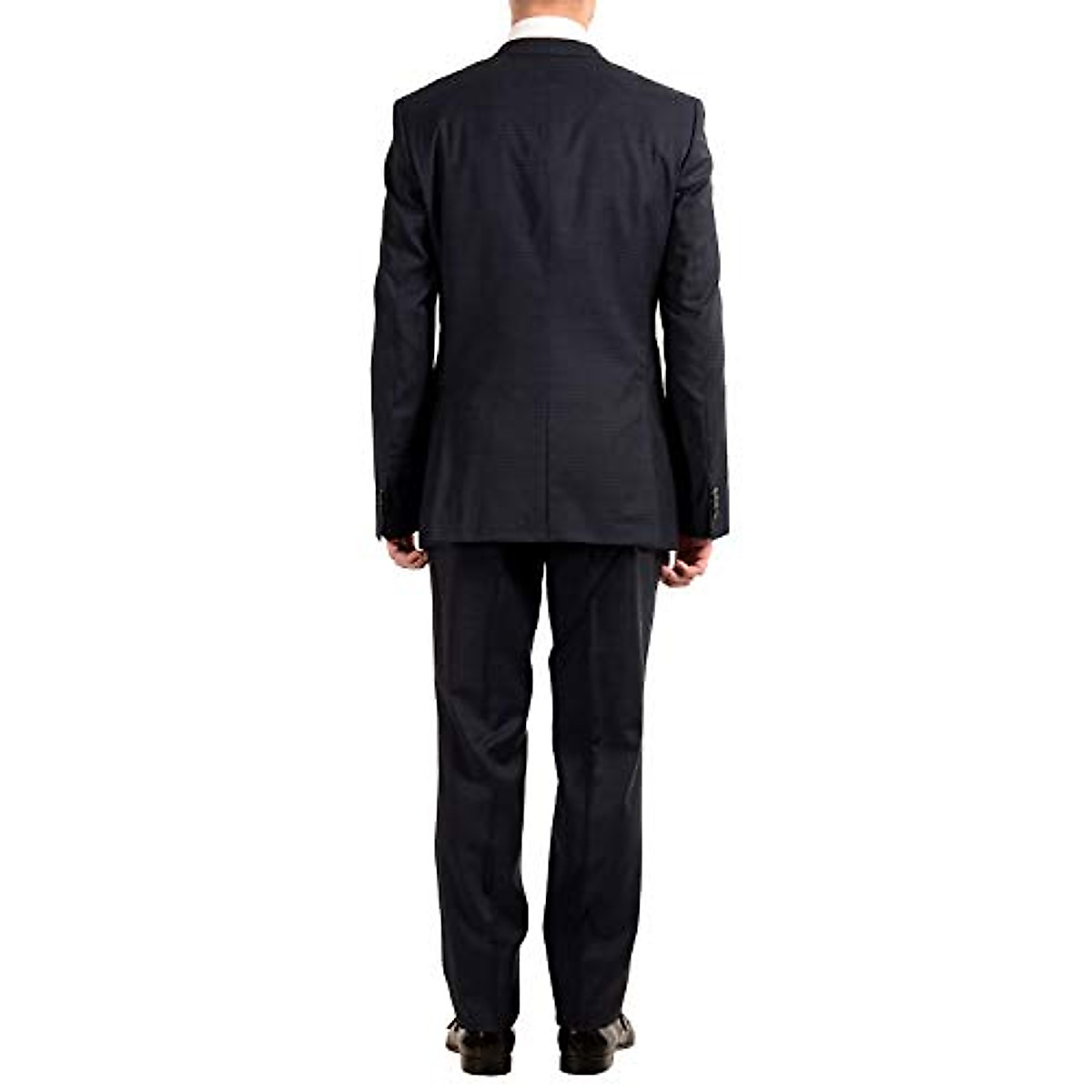 Hugo Boss "Huge6/Genius4WE Men's 100% Wool Three-Piece Suit US 40L IT 50L Blue