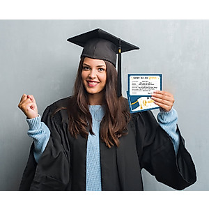 WaaHome 50pcs Graduation Advice Cards for The Graduates 2024 High School College Graduation Wishes and Advice Cards for Graduates Seniors, Graduation Party Games Favors Supplies Gifts