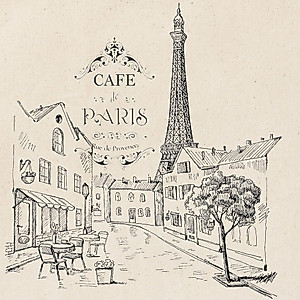 CafePress Cafe Paris Tote Bag Canvas Tote Shopping Bag