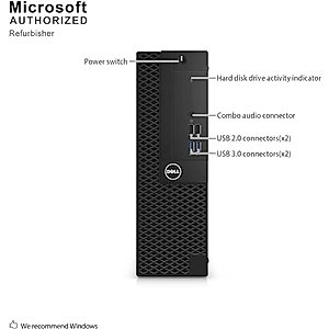 Dell Optiplex 3050 SFF Desktop PC, Intel i5-6500 3.2GHz 4 Core, 16GB DDR4, 512GB SSD, 4K Support, WiFi, Win 10 Pro, Keyboard, Mouse (Renewed)