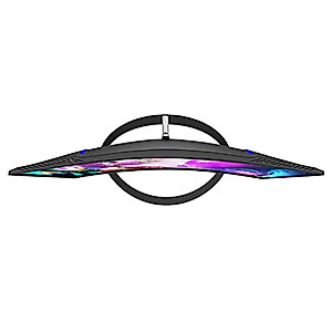 Sceptre Curved 30" 21:9 Gaming LED Monitor 2560x1080p UltraWide Ultra Slim HDMI DisplayPort Up to 85Hz MPRT 1ms FPS-RTS Build-in Speakers, Machine Blue (C305W-2560UN)