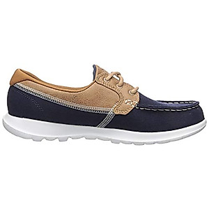 Skechers Women's Go Walk Lite-15430 Boat Shoe,navy,10 M US