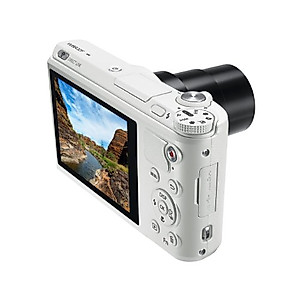 Samsung WB800F 16.3MP CMOS Smart WiFi Digital Camera with 21x Optical Zoom, 3.0" Touch Screen LCD and 1080p HD Video (White) (Discontinued by Manufacturer)