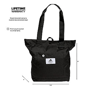 adidas Unisex Everyday Tote Bag, Black, One Size