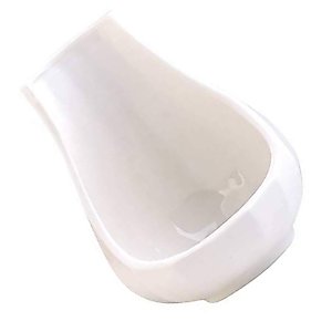 Hemoton Coffee Spoon Holder 1pc Ceramic Spoon Rest Ceramics White Pallet Commercial Ceramic Utensil Holder
