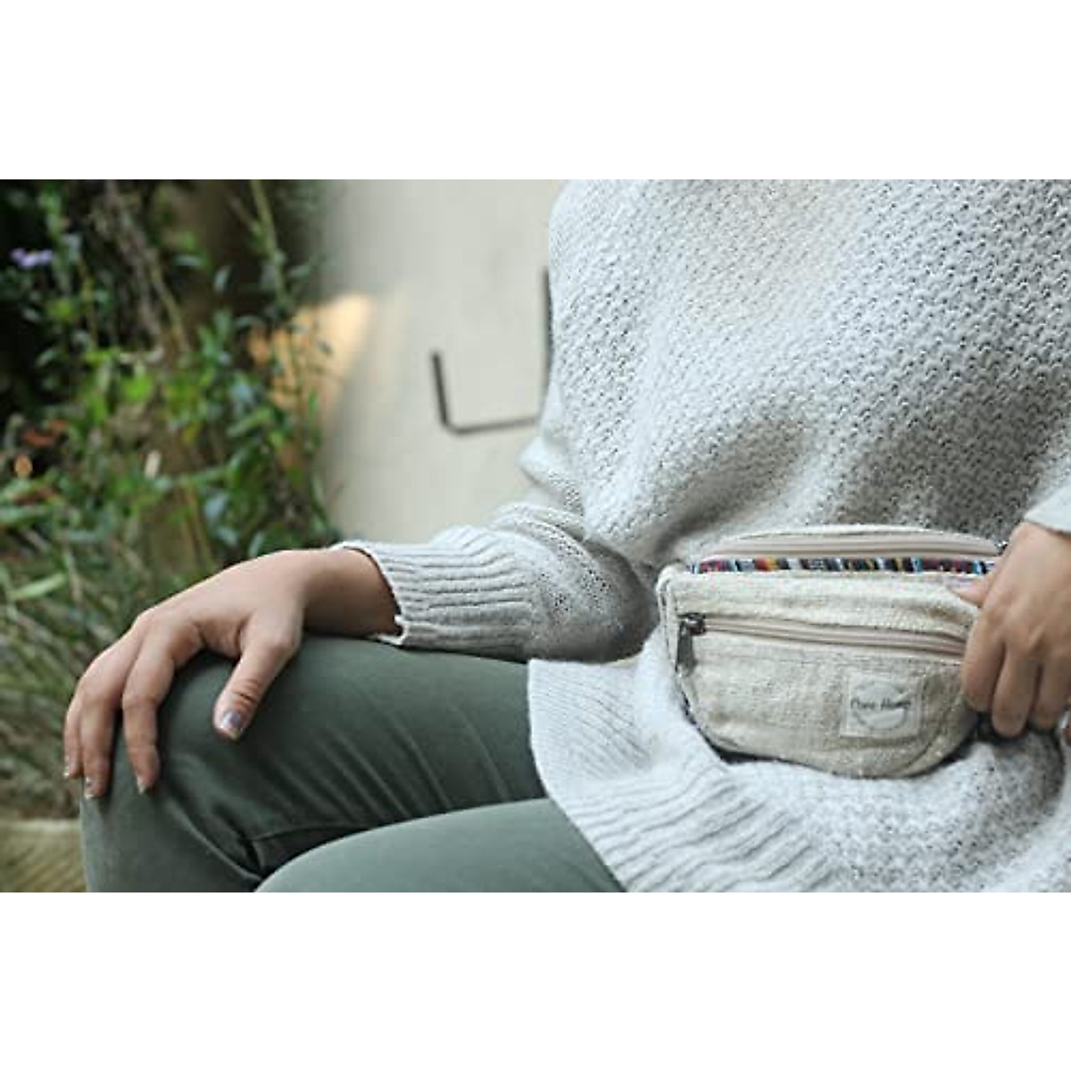 Core Hemp Fanny Pack Waist Hip Bag Handmade From Pure Hemp