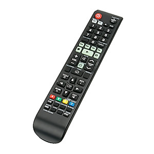 AH59-02538A Replace Remote Control fit for Samsung HT-F5500 HT-F5500K HT-F5500W HT-F5502K HT-F5530 HT-F5530HK HT-F5530K HT-F5550 HT-F5550HK HT-F6530 Home Theater System Blu-Ray DVD Player