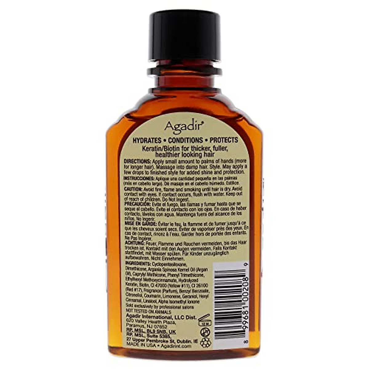 AGADIR Argan Oil Hair Treatment, 4 Fl Oz (Pack of 1)