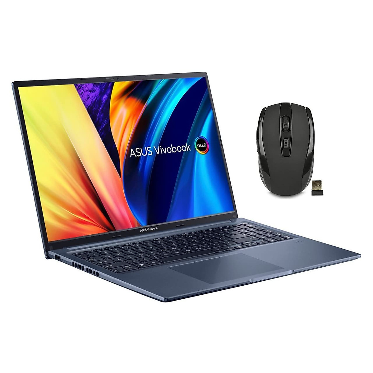 Asus VivoBook 16" LCD WUXGA (1920 x 1200) Laptop | AMD Ryzen R7-5800H(Beat i7-1195G7) | 24GB RAM | 1024GB SSD | AMD Radeon Graphics | Windows 11 Home | Blue | Bundle with Wireless Mouse