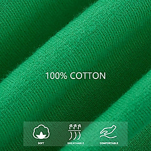 AMY COULEE Men's Knit Terry Shorts Loose Fit Cotton Sports Shorts (S, Sea Green)