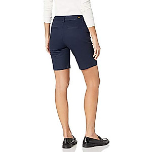 Lee Uniforms Juniors 8 Inch Classic Short, Navy, 9