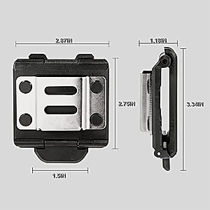 Tape Measure Holder, Measuring Tape Holder, Drill Holster, Tape Measure Clip, Tool Pouch with Belt Clip, Suitable for Tape Measurer, Drill, Impact Driver and Any Tool with a Hook.