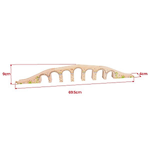 Bigjigs Rail Ribblehead Viaduct Wooden Train Bridge - 7 Arch Bridge, Bigjigs Train Accessories for Wooden Train Set, Quality Wooden Train Accessories