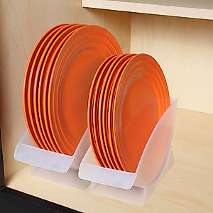 Home-X 9-Inch, Salad/Dessert Plate Holder. Holds Plates in Upright Position