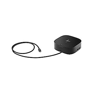 HP Docking Station - for Notebook - 100 W - USB Type C - 6 x USB Ports - 4 x USB 3.0 - Network (RJ-45) - HDMI - DisplayPort - Wired
