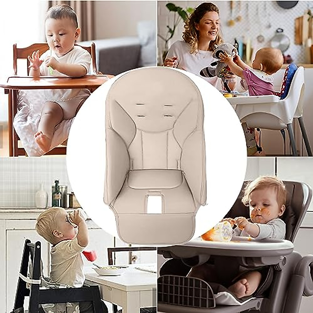 Hondony High Chair Covers for Baby, High Chair Cushion, Universial Replacement for Gracos High Chair, for Ingenuity High Chair