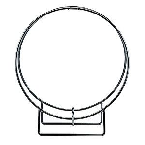 UniFlame Firewood Log Hoop Rack with 1/2" Solid Stock, Black