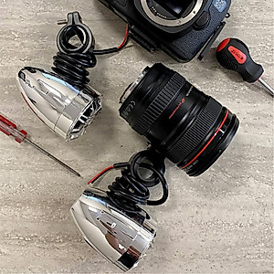 PyleUsa 2.25” Waterproof Off-Road Speakers - 20W Marine Grade Passive Woofer Sound System Full Range Outdoor Audio Stereo Speaker for Motorcycle, Car, ATV, 4x4, Jeep, Boat, Includes Brackets (Chrome)