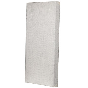 ATS Acoustics Sound Absorbing Noise Dampening Acoustic Panel Wall Treatment 24" x 48" x 4" Beveled Edge (Ivory)