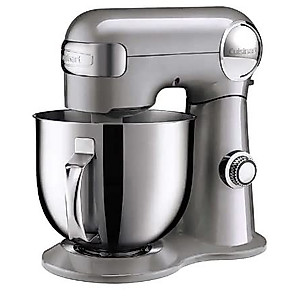 Cuisinart Precision Master Pro 6.5-QT Stand Mixer.600-watt 12 Speed Motor.59-point Planetary Mixing Action.Silver. (CSM-130BCPC)