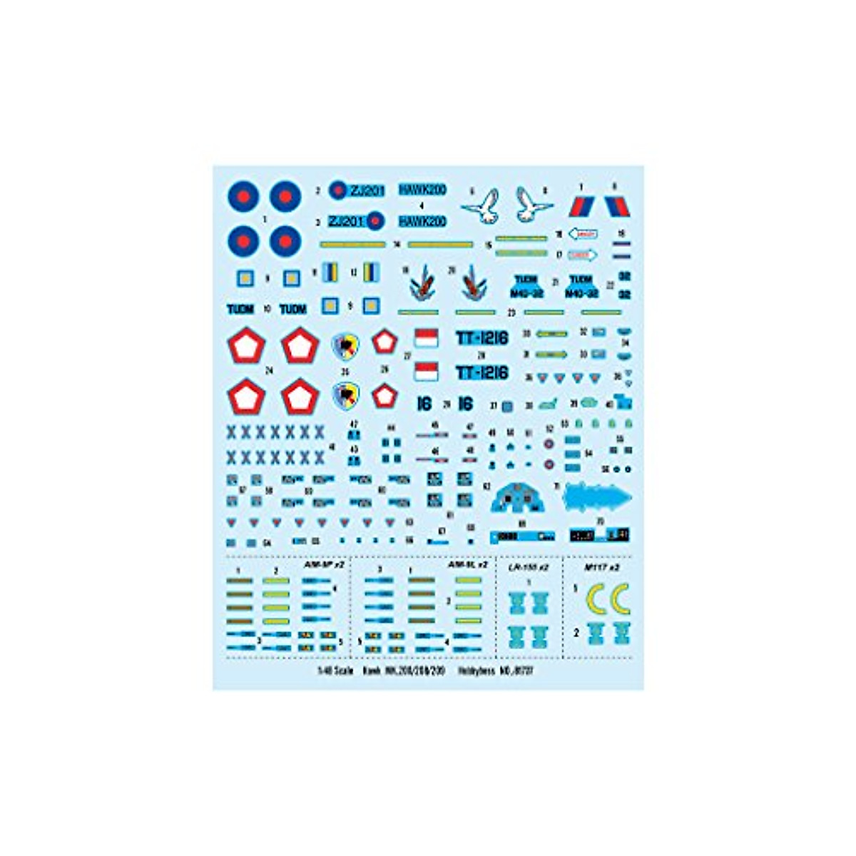 Hobbyboss 81737" Hawk Mk.200/208/209" Plastic Model Kit, 1:48 Scale