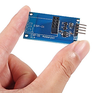 AITRIP 10PCS ESP8266 Serial Wi-Fi Wireless ESP-01 Adapter Module 3.3V 5V Compatible for Arduino